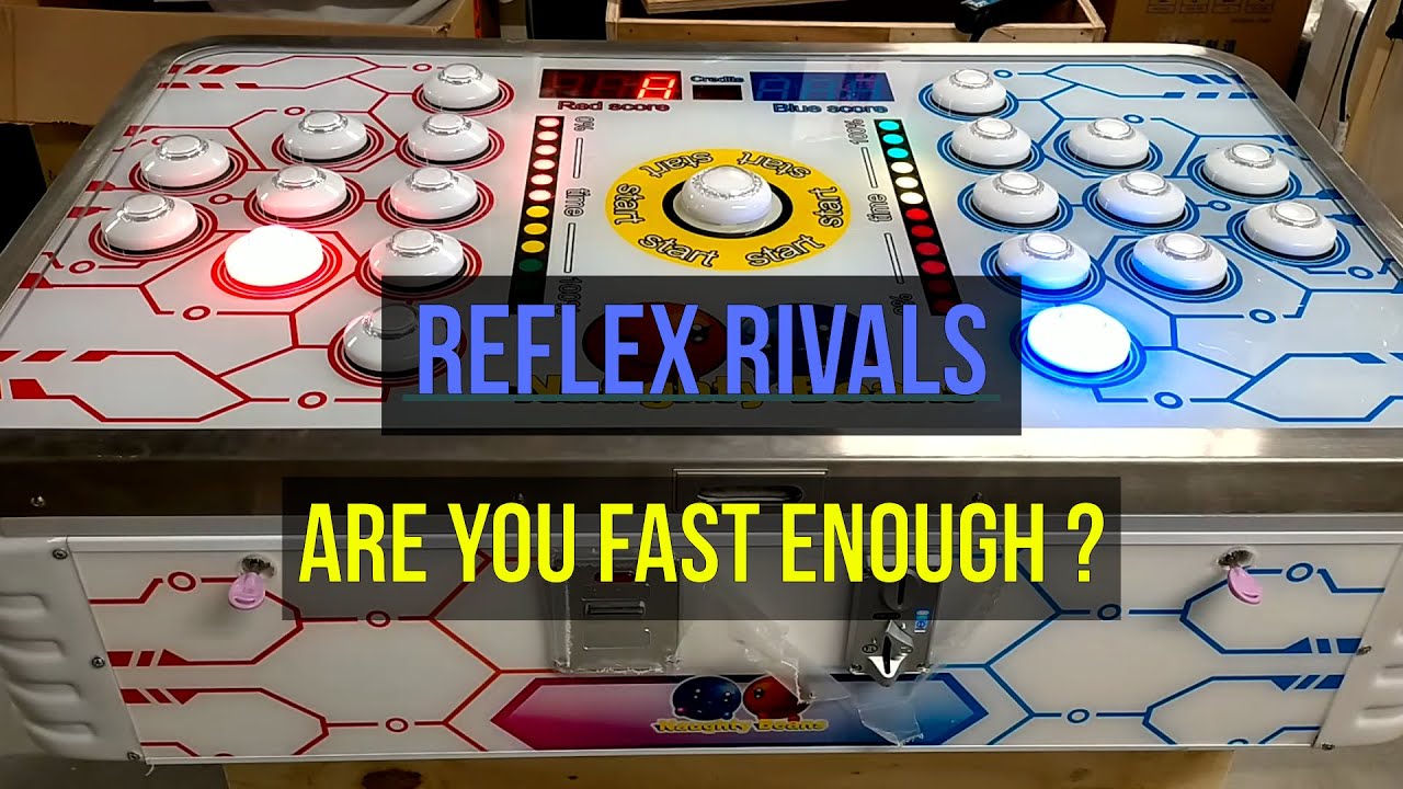 reflex rivals game test 1/2 player sports arcade & entertainment ...