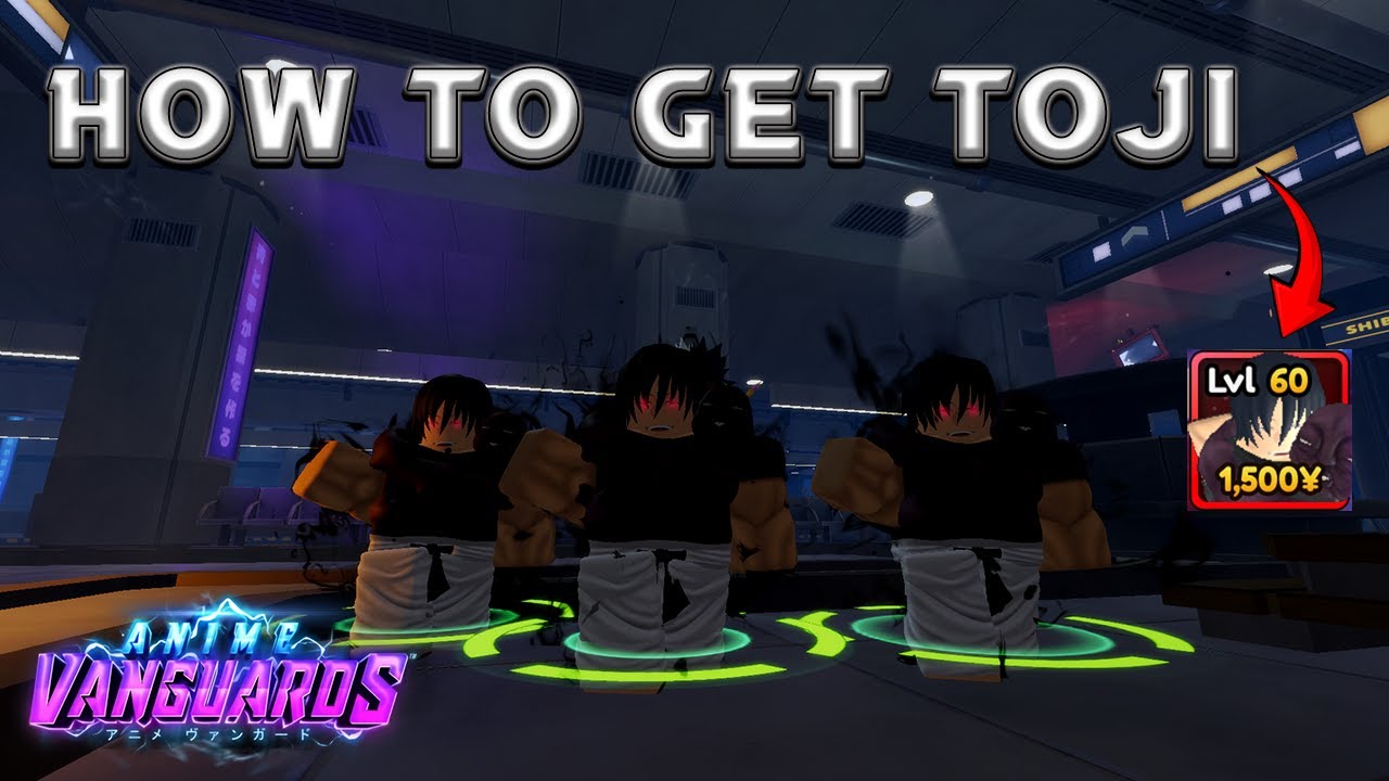How To Get Exclusive Toji In Anime Vanguards Update 1 - YouTube