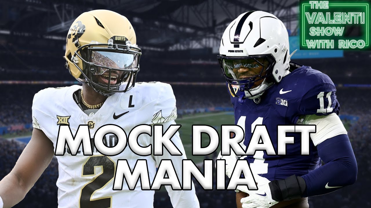 Mock Draft Mania | The Valenti Show with Rico - YouTube
