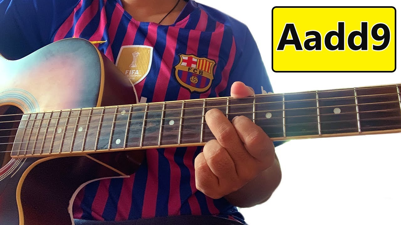 How to Play Aadd9 Chord on Guitar | Guitar Lessons - YouTube