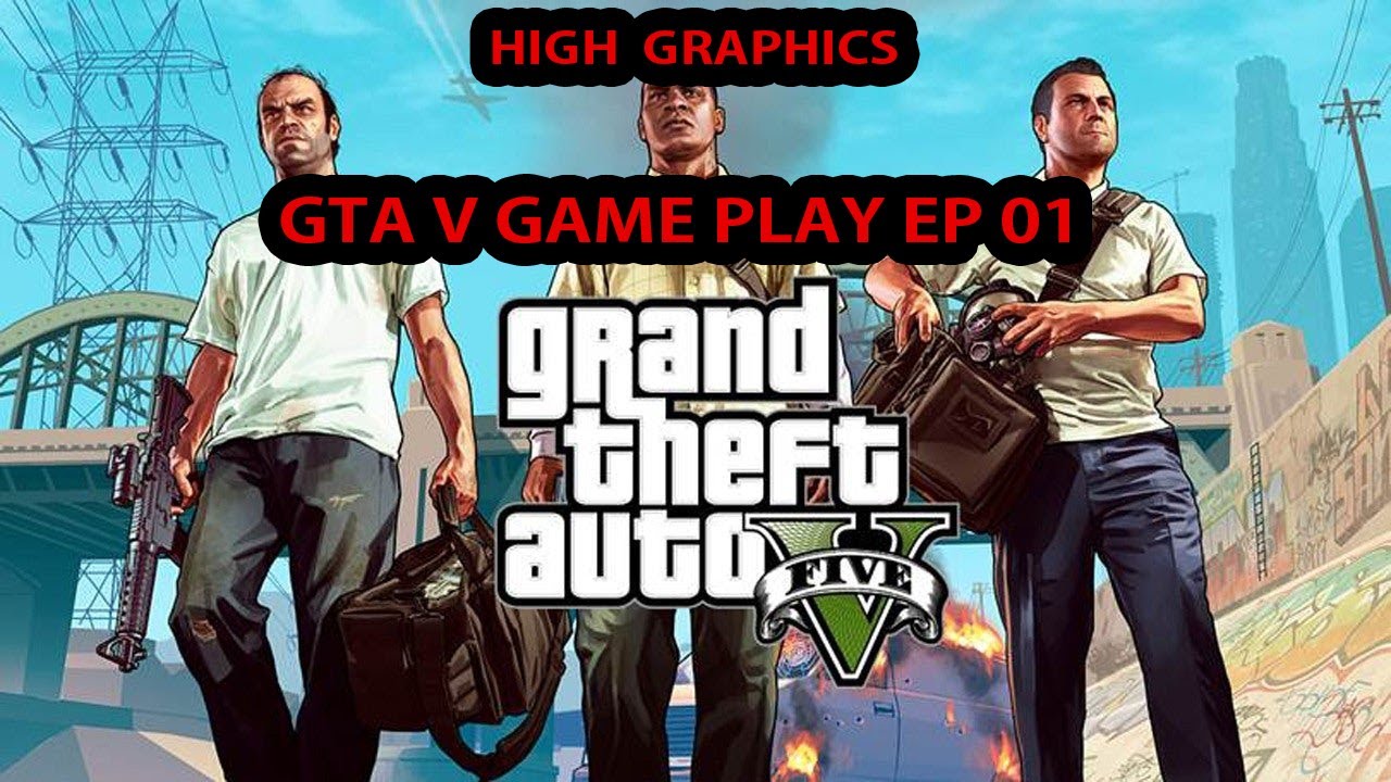 GTA V game play 1st mission grand theft auto pc game play story mode ...