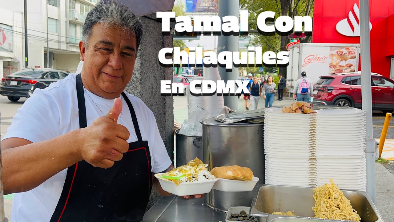 La Historía De Tamal 🫔Con Chilaquiles (Guajolantongo)En Mexico City 🇲🇽 ...