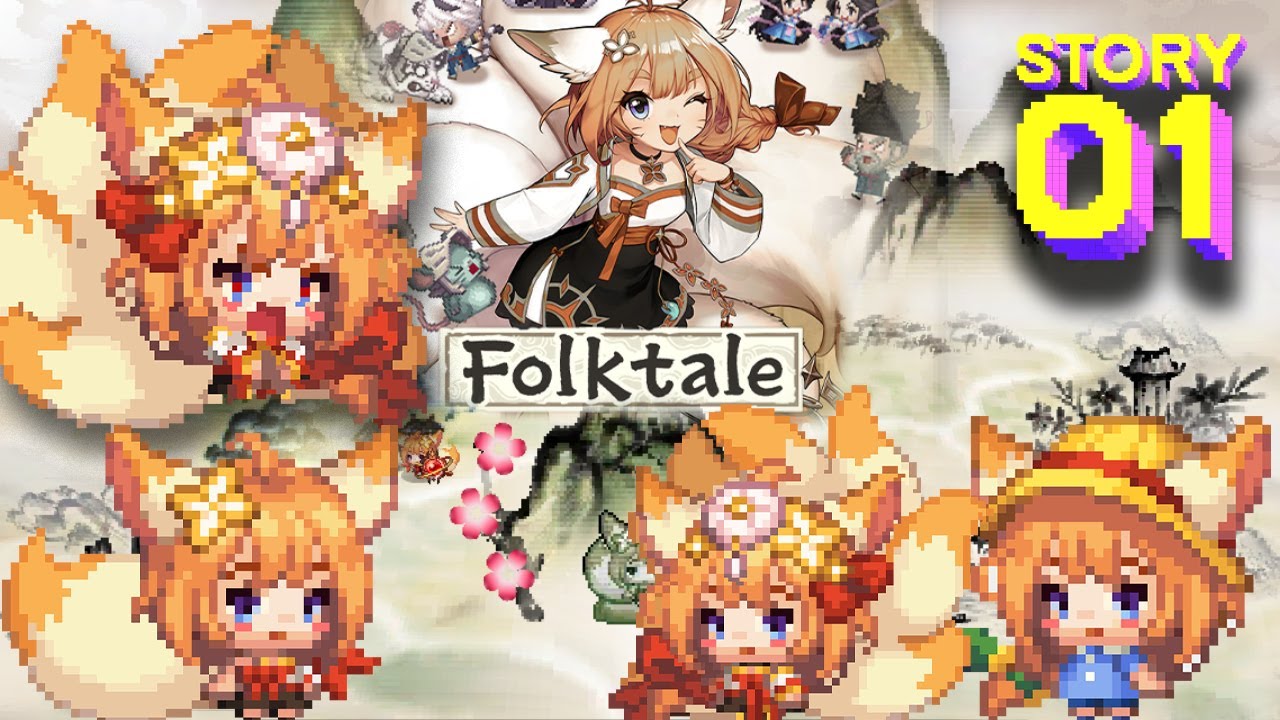 Guardian tales event - FolkTale Story 1 - Awakened Fox NARI gameplay ⭐⭐ ...
