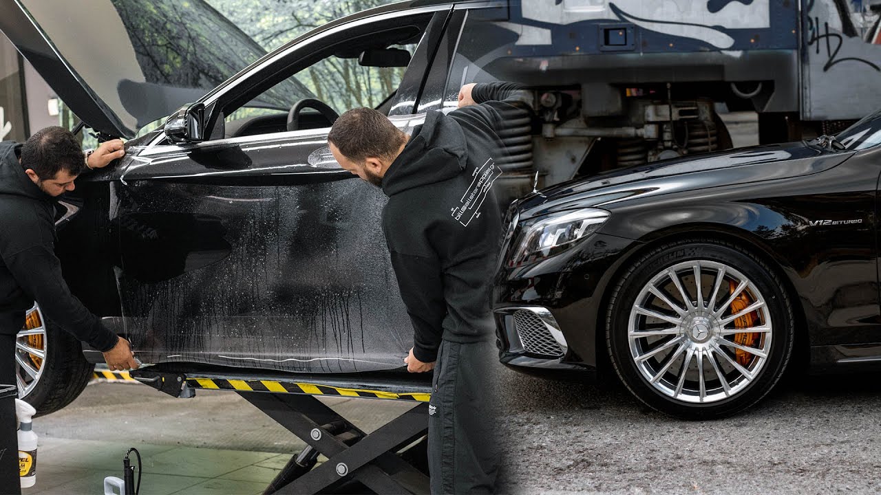 Mercedes S65 AMG / Paint Protection Film - YouTube