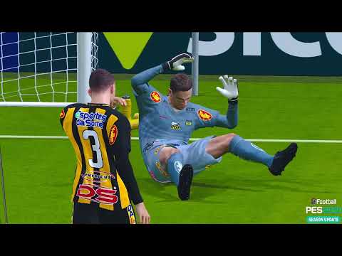 pes 21 simulação juventude x novorizontino - gameplay bastante reallista