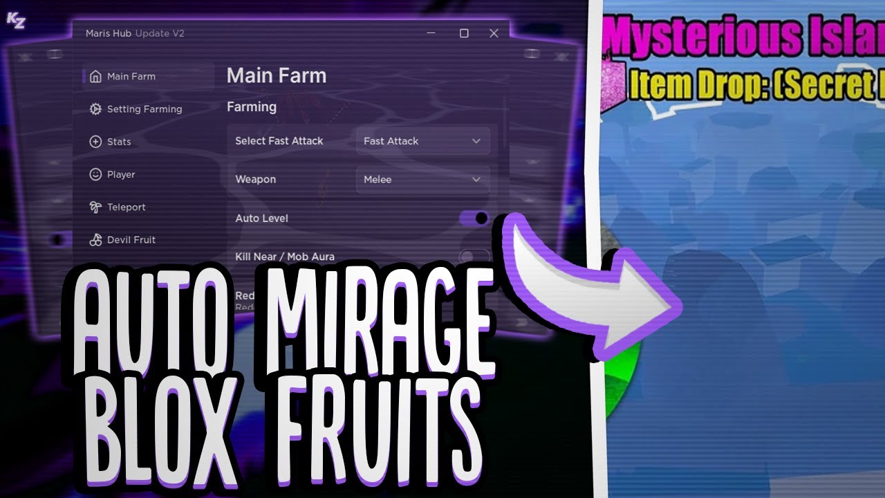 [ABSURDO🔥] Blox Fruits SCRIPT - Auto Mirage, Funções Automática Raça V4 ...