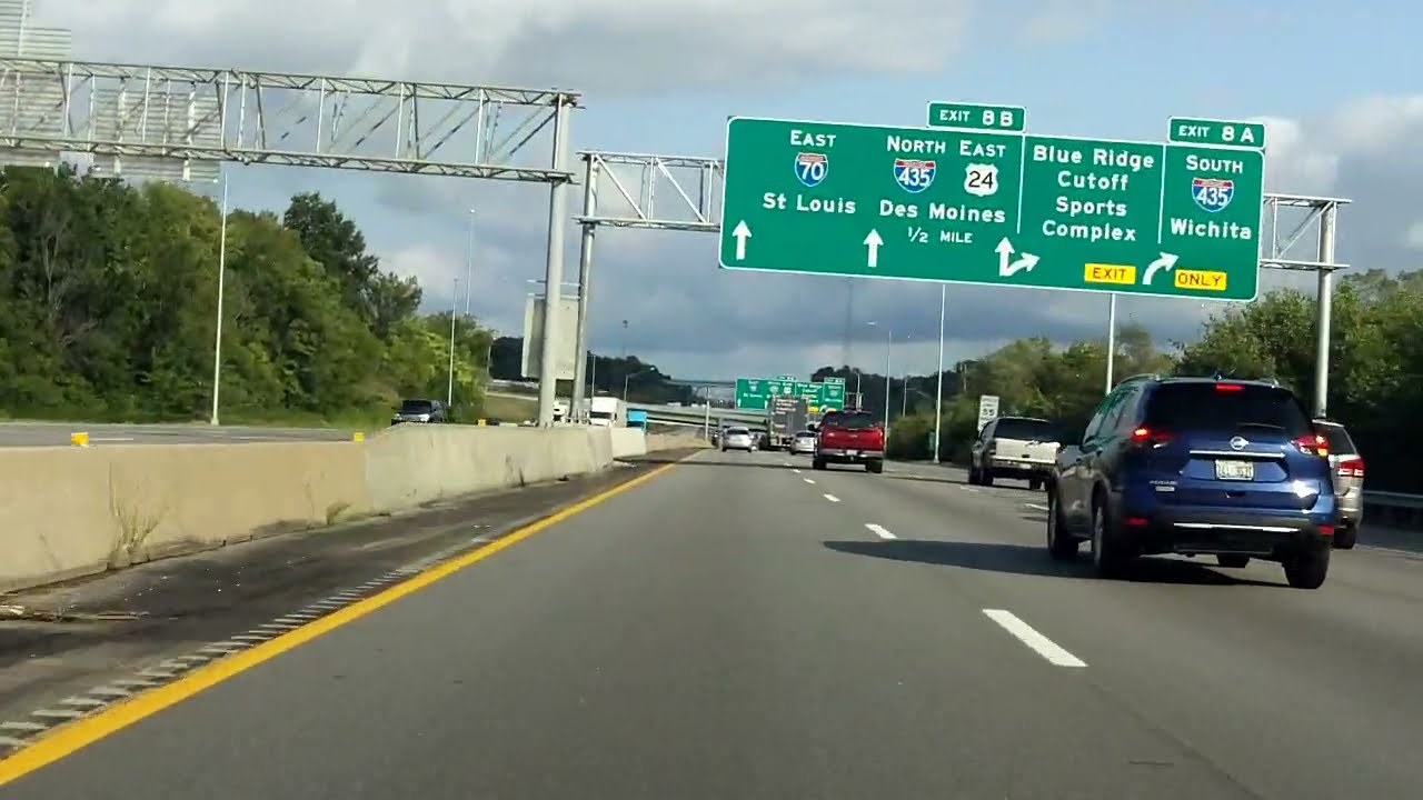 Interstate 70 - Missouri (Exits 3 to 9) eastbound - YouTube