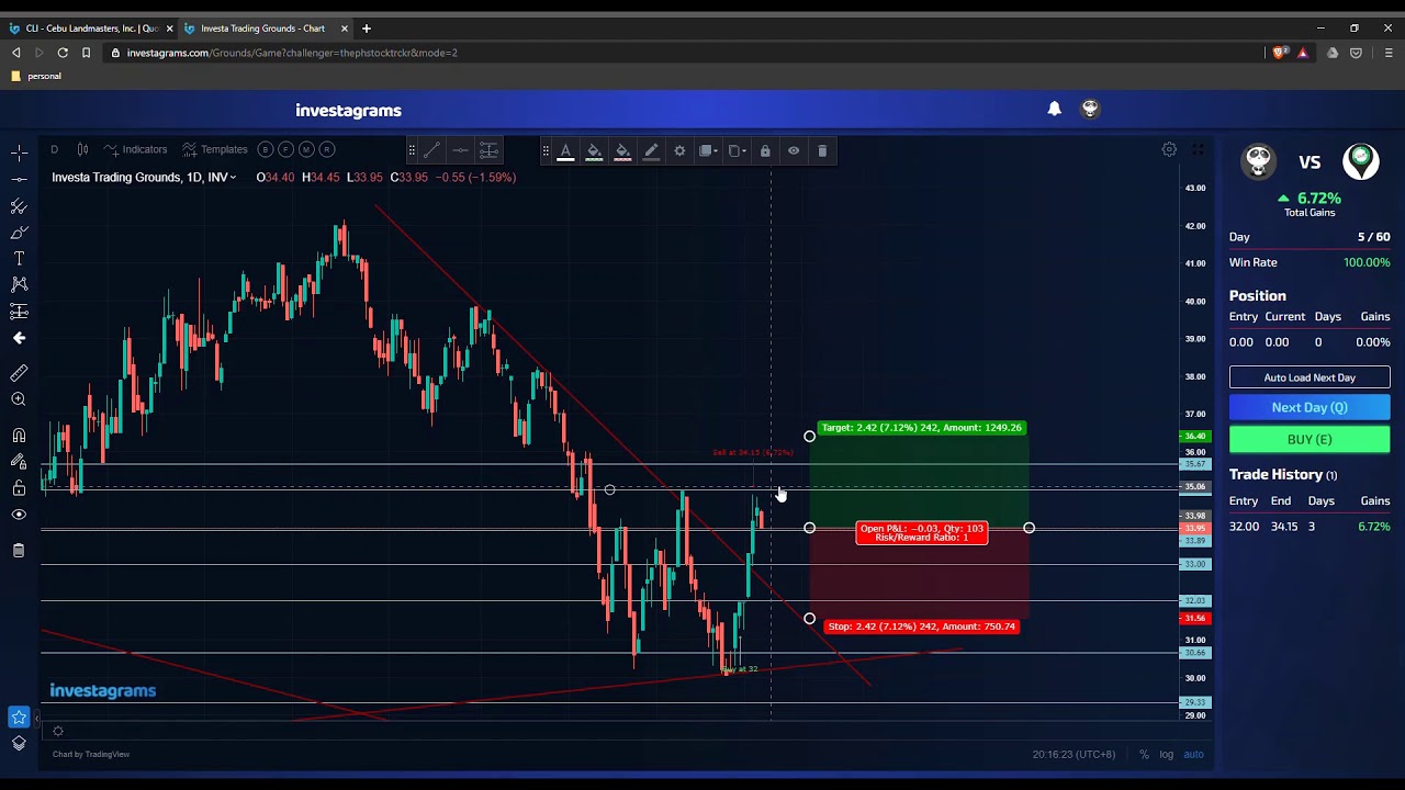 Investa Trading Grounds [Rank Game] Jun 30 2020 - YouTube