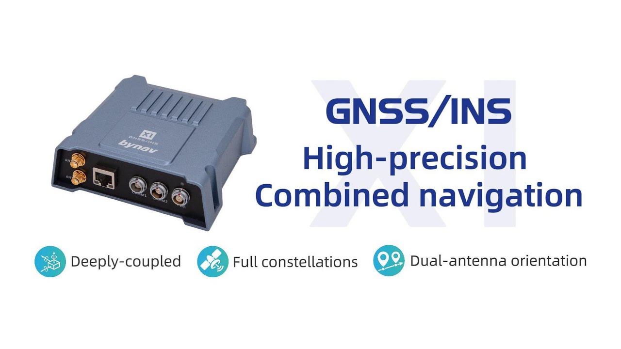 X1 GNSS/INS Positioning Box | Quick Start | Bynav - YouTube