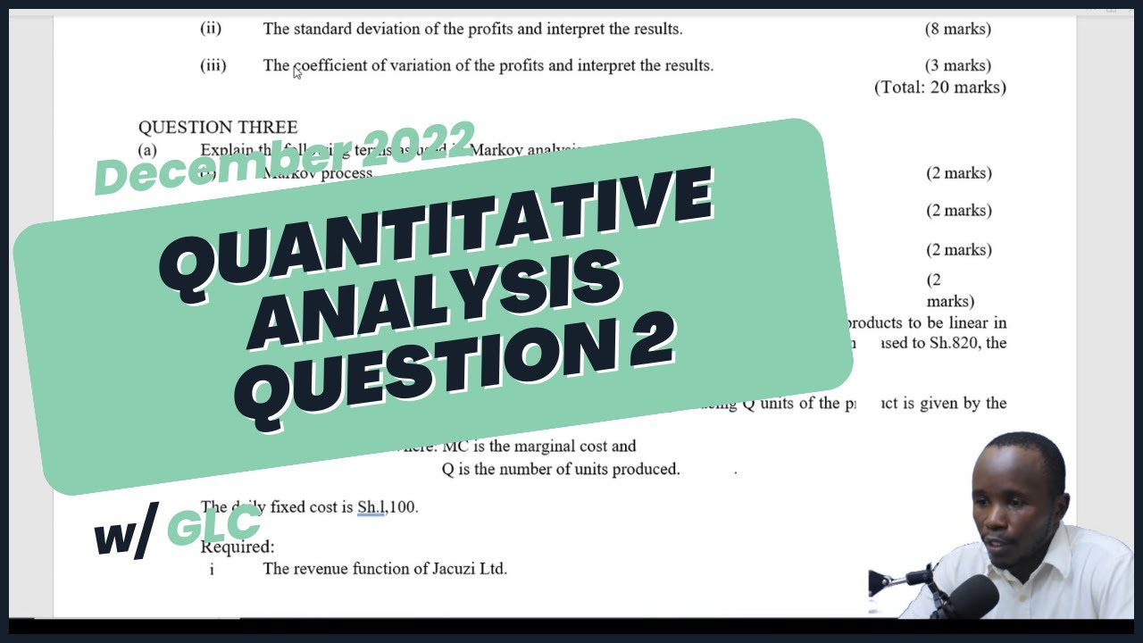 CPA QUANTITATIVE ANALYSIS DEC 2022 Q2 - YouTube