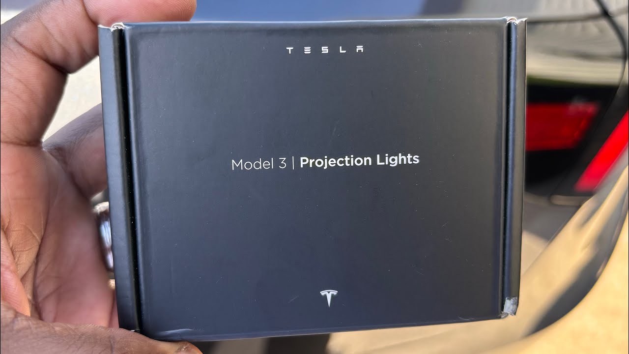 Tesla Model 3 Projection/Puddle Door Lights - YouTube