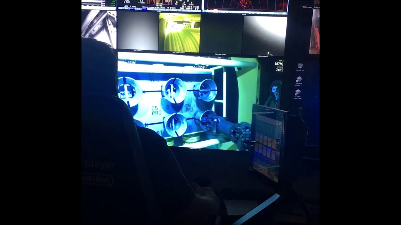 Subsea ROV Panel Operation, HESS Stampede Installation - YouTube