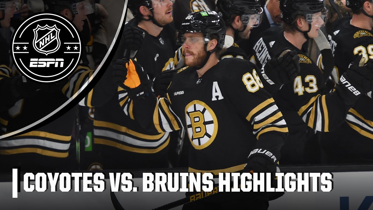 Arizona Coyotes vs. Boston Bruins | Full Game Highlights - YouTube