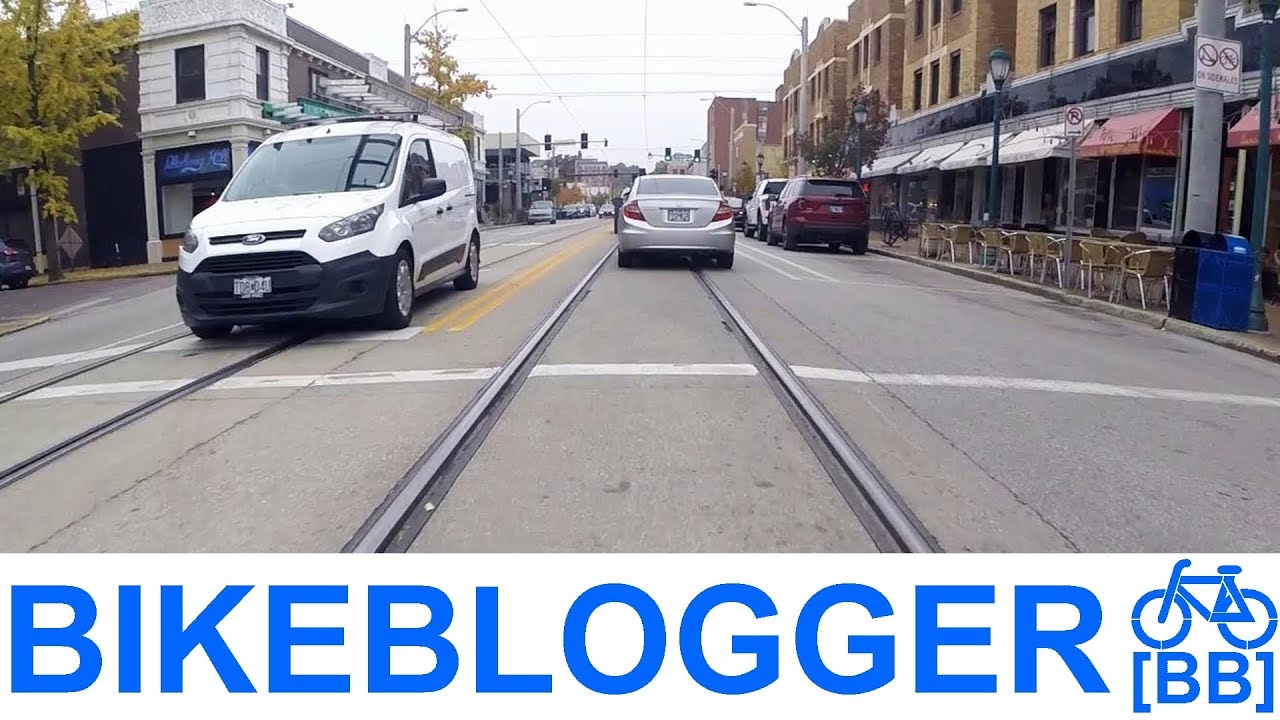 Delmar Loop Trolley? City Cycling Bike Blogger - YouTube