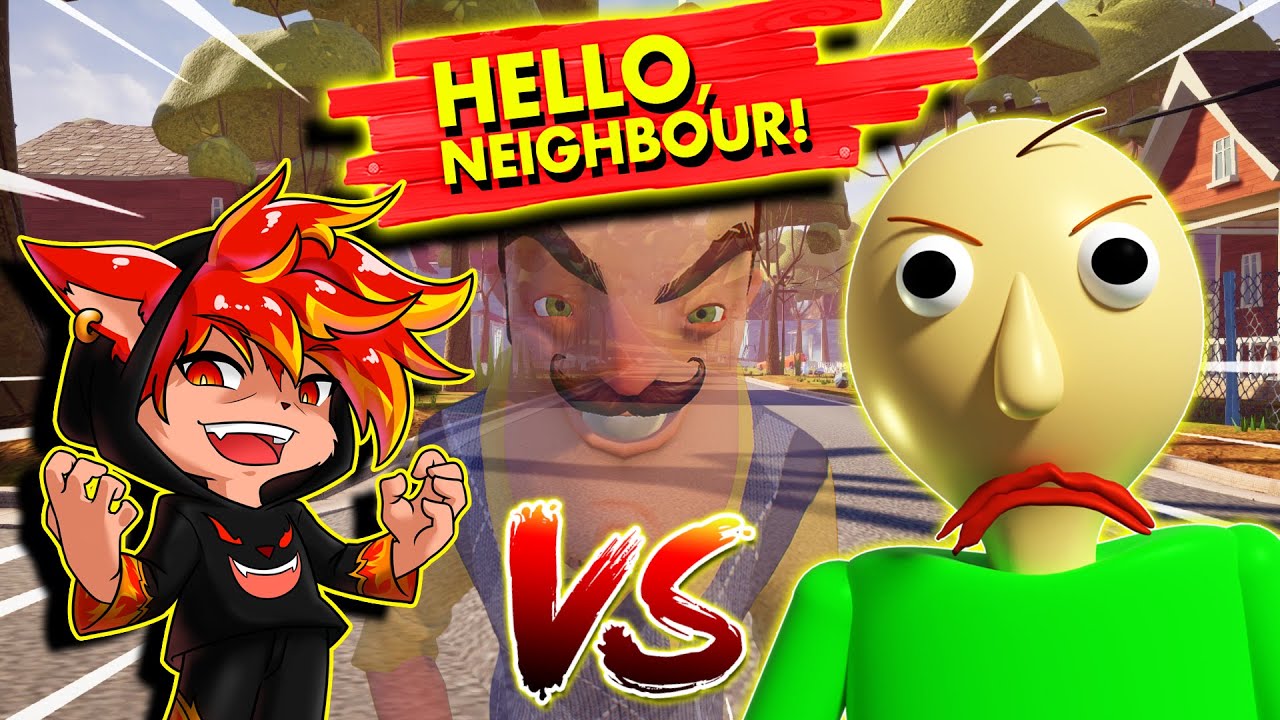 CHIPMUNK vs BALDI | Hello Neighbor Mod - YouTube