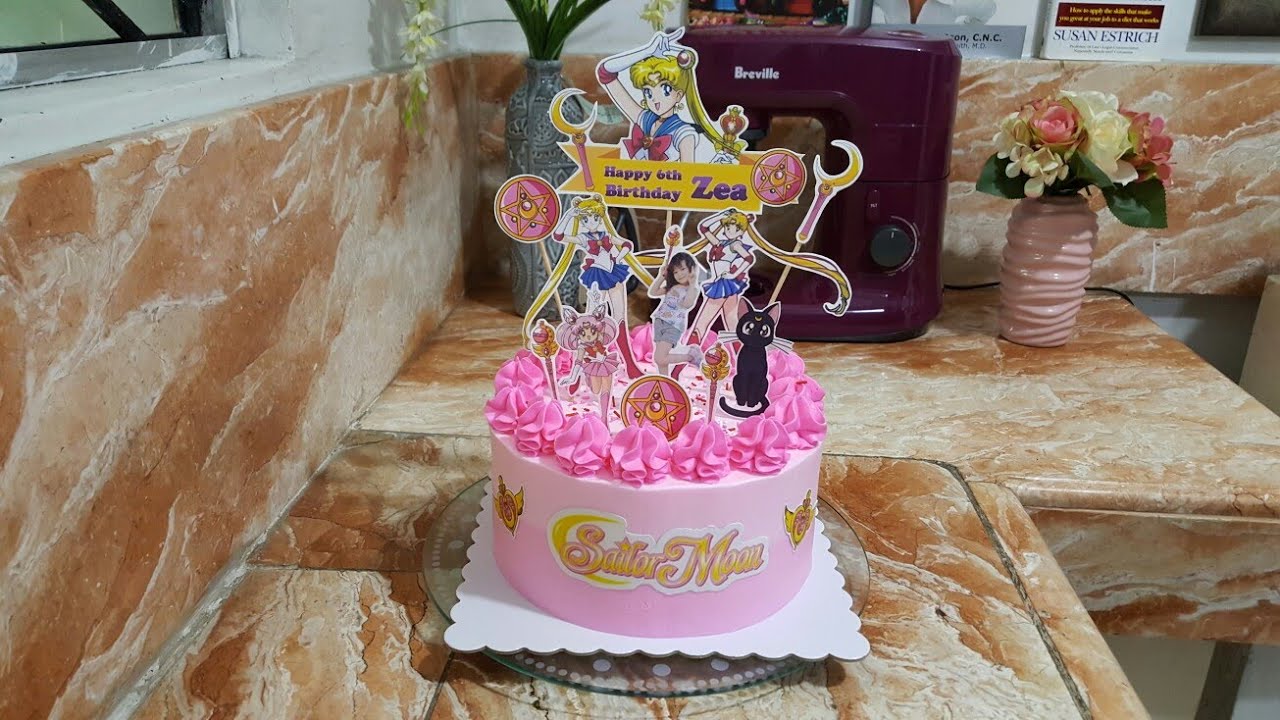 SAILOR MOON Themed Cake | Anime Cake Design - YouTube