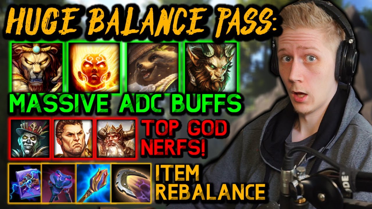 BIGGEST BALANCE PATCH EVER IN SMITE 2 JUST DROPPED! - YouTube