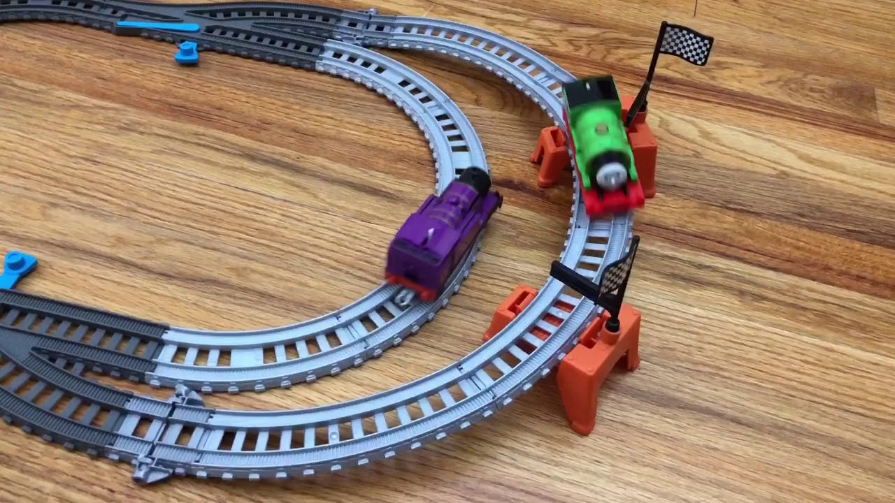 The Great Race! Thomas and Friends Trackmaster Railway Race Set! - YouTube