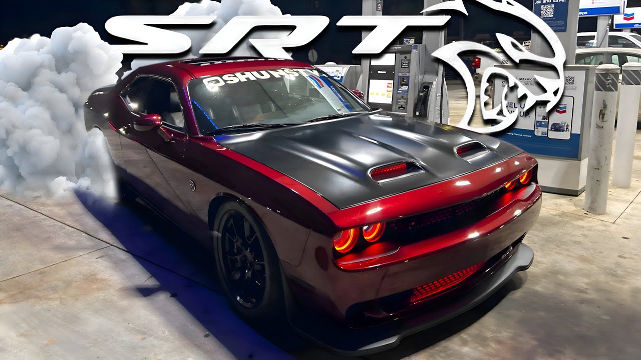 LOUDEST HELLCAT DOWNTOWN POV - YouTube