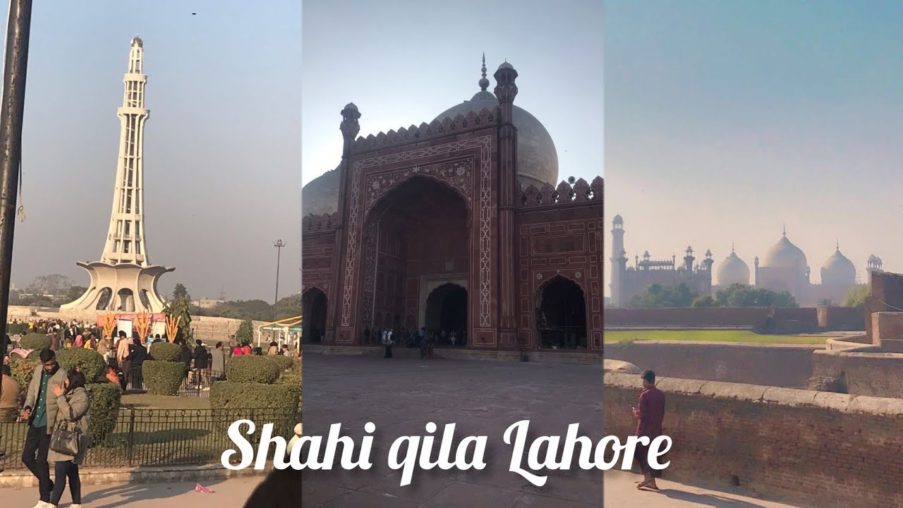 |Lahore famous Minar e Pakistan and shahi qila||Exploring Lahore||Moona ...