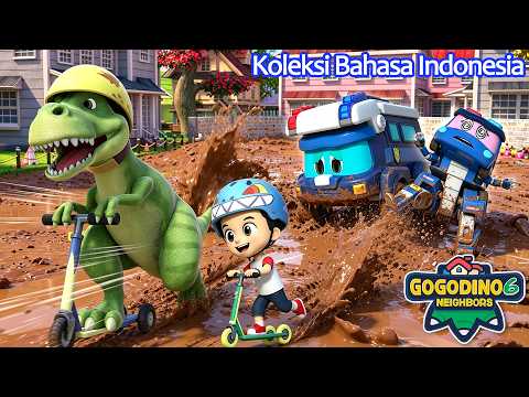 GOGODINO🦖 | 🎬Kompilasi terbaru | Dinosaurus Kartun | Kartun Anak | 7-12 episod kompilasi