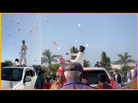 Pakistani Wedding Video Highlights | Parado Barat Protocol | Mandi Bahauddin Wedding Money Throwing