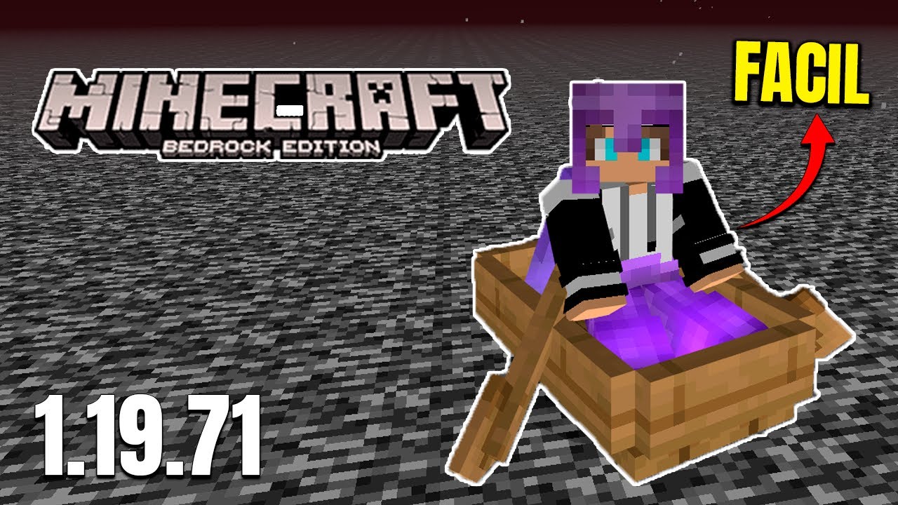 COMO SUBIR AL TECHO DEL NETHER EN MINECRAFT BEDROCK 1.19.71 - YouTube