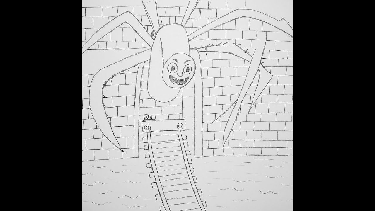 How to Draw Thomas the Train.EXE | Scary Train Drawing Tutorial - YouTube