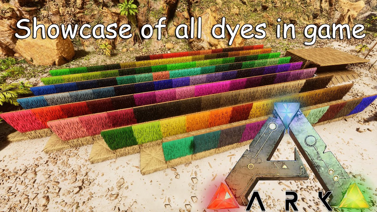 ARK Survival Ascended | +100 new colors - YouTube