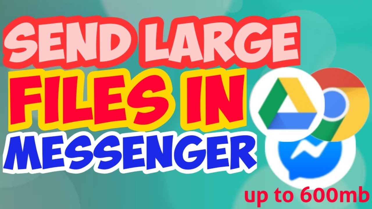 #howtosendlargefilesinmessenger #sendfilesinmessenger How to SEND LARGE ...