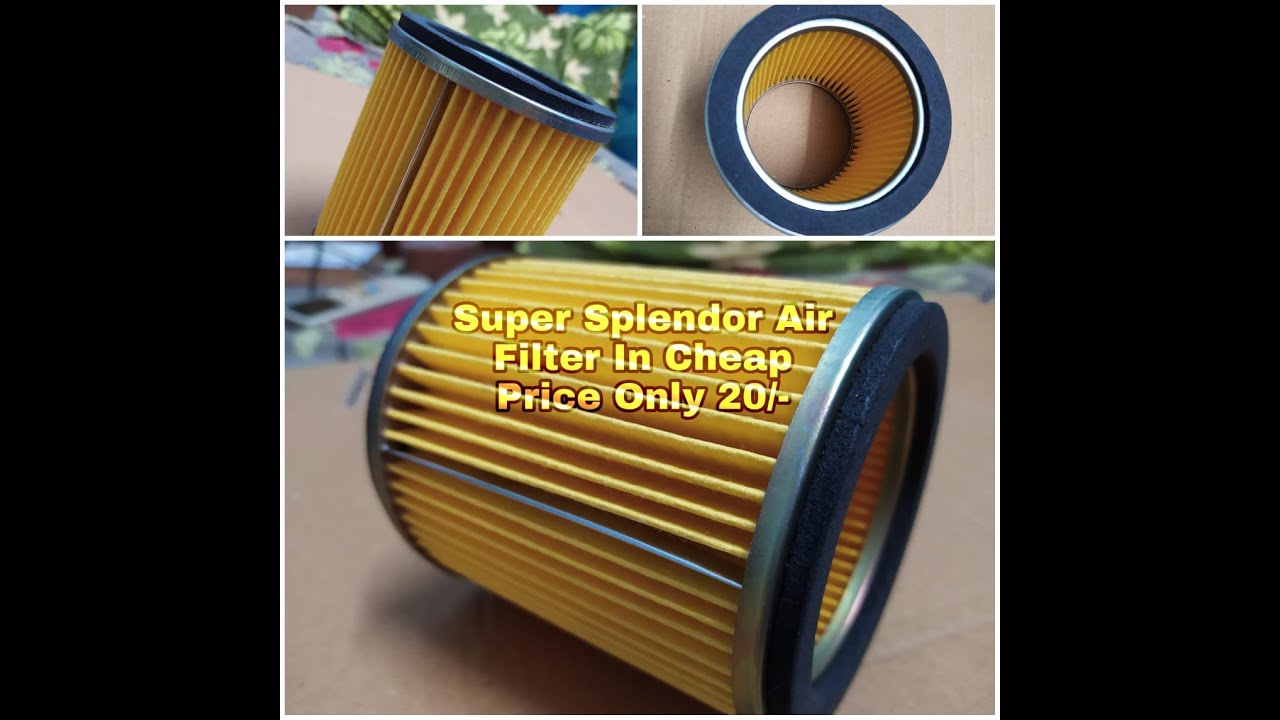 Super Splendor Air Filter In 20/- Rupess Only Original Type Bike Scooty ...