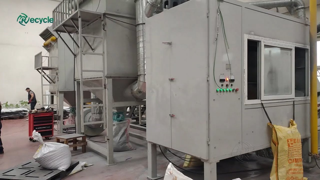 ACP ACM Sheet Scrap Recycling Plant In Turkey (500 Kg/Hour) - YouTube