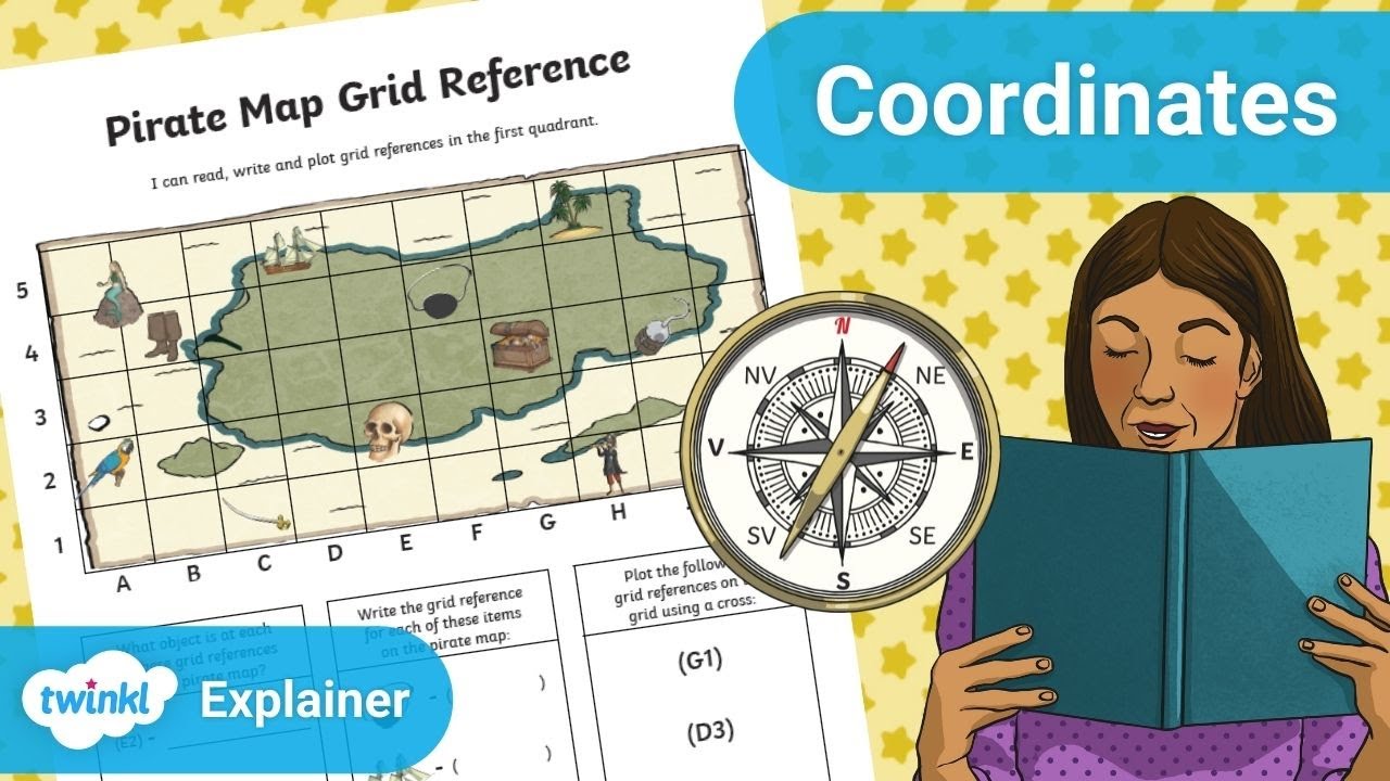 Map Coordinates Worksheet