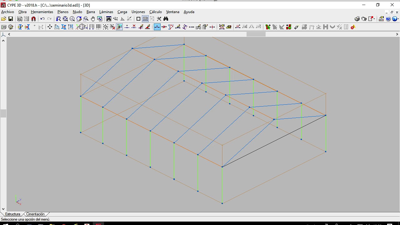 cype 3d ii.1, geometría y materiales - YouTube