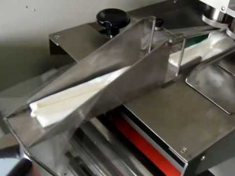 【silverware wrapping machine China】 - YouTube