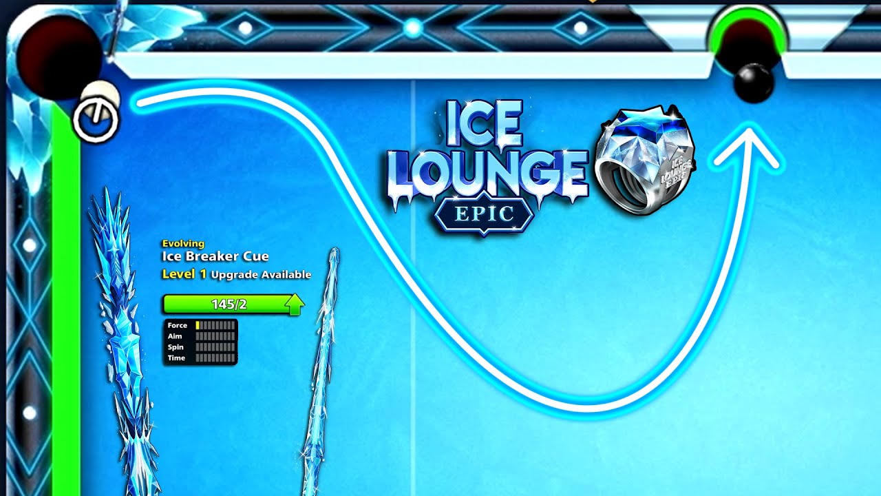 New Evolving ICE Breaker Cue 145 Piece & First Ring of ICE LOUNGE EPIC ...