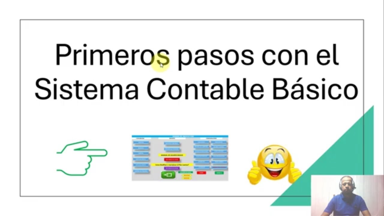 Primeros pasos del Sistema Contable en excel Basico - YouTube