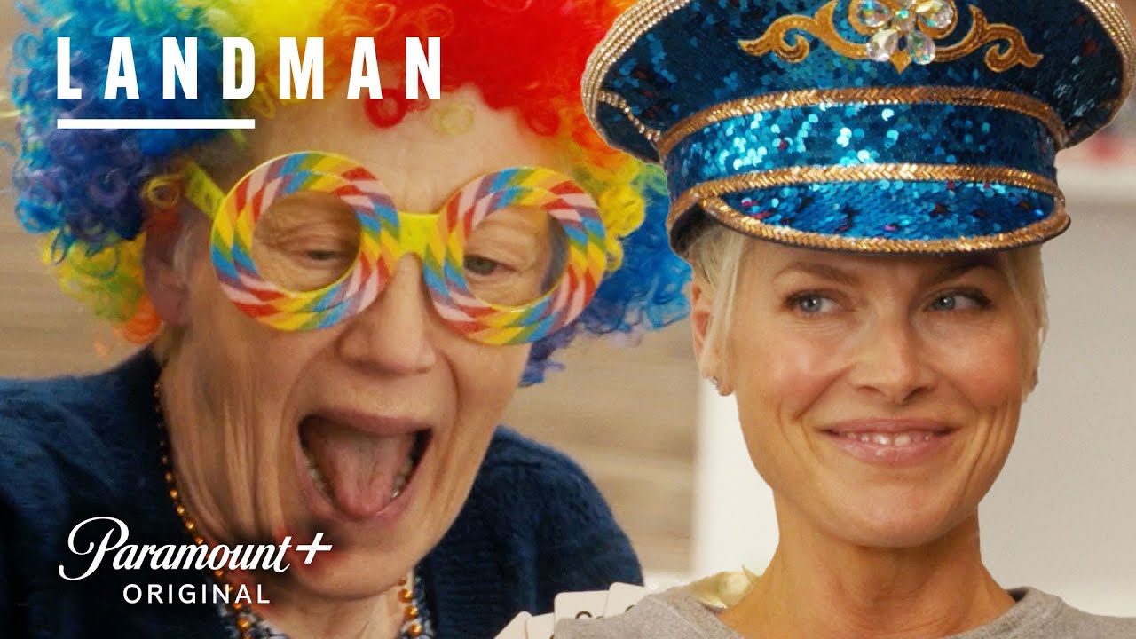 Angela Throws A Party at the Retirement Home 🎉 Landman - YouTube