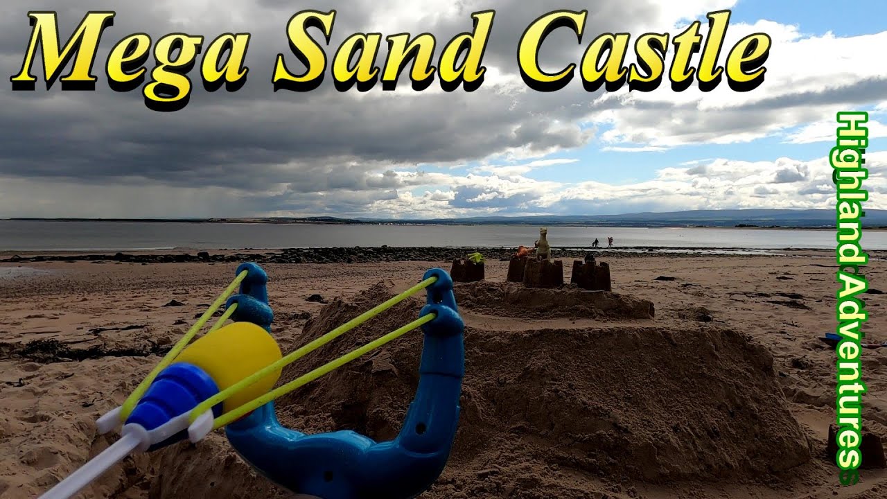Mega Sand Castle - YouTube