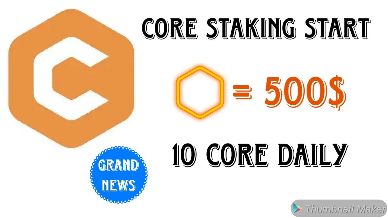 Earn 10 Core Coins Daily || Core Coin Staking Starts Now || Core Coin ...