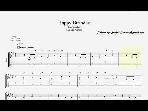 Happy Birthday - Easy Jingles Ukulele Lesson. - YouTube