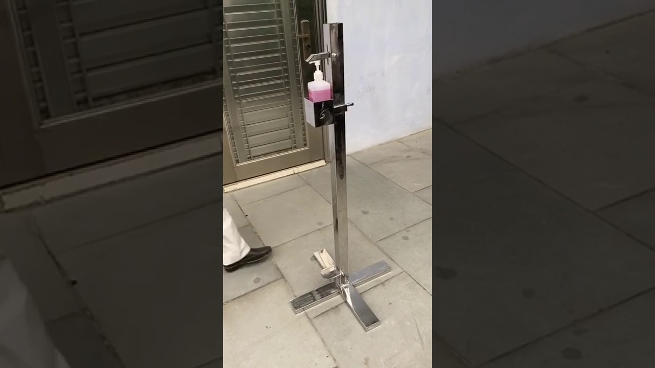 Foot Operated Dispenser - YouTube