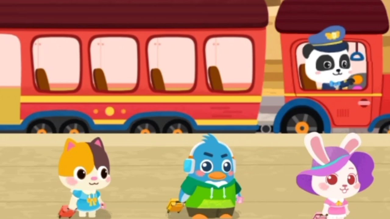 train kids cartoons | travel 🧳 Baby love | Cartoon for kids | Baby ...