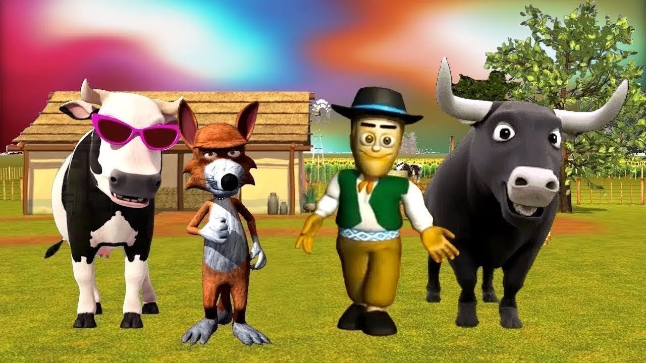 La Vaca Lola Bailando En La Granja De Zenón Con El Toro Lolo y El Lobo ...