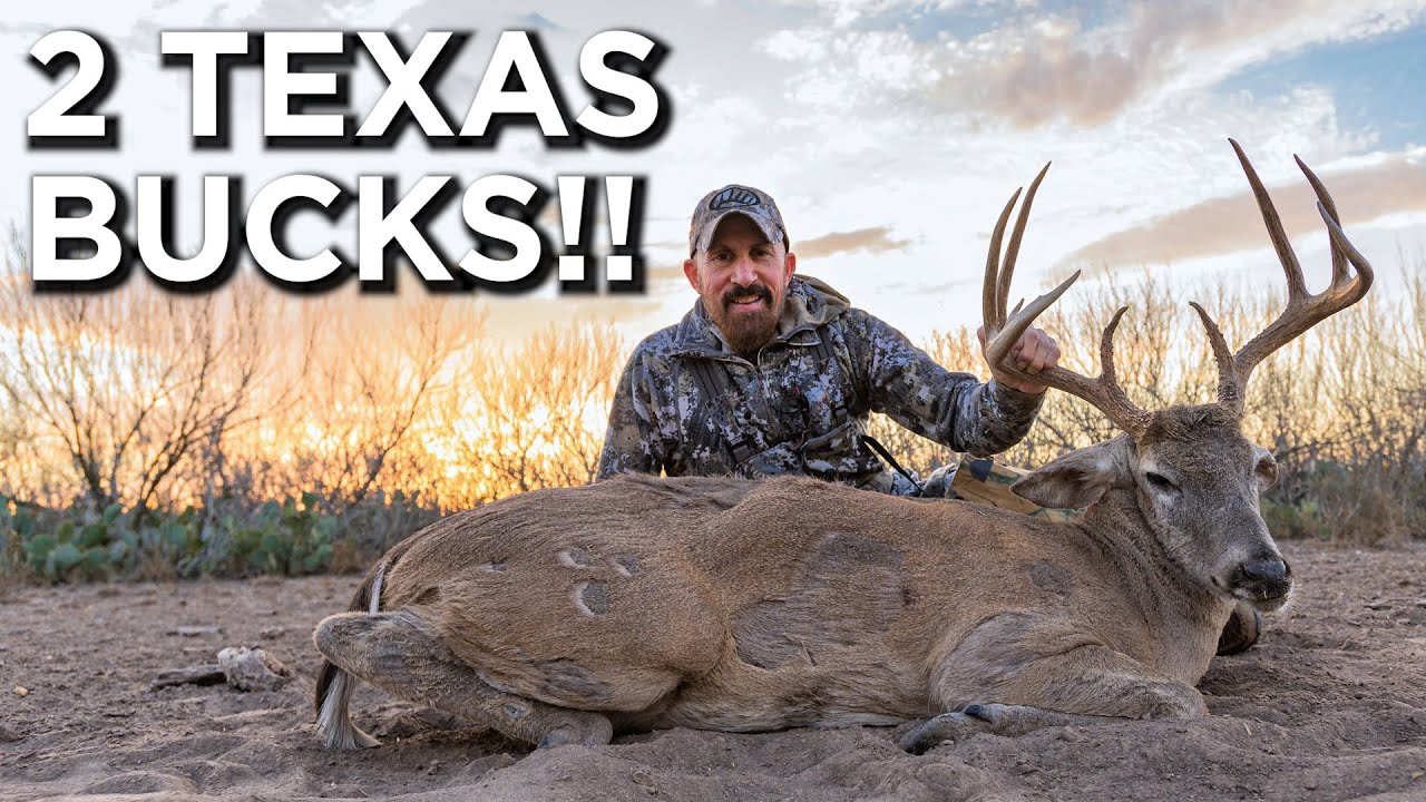 Two Beautiful Texas Bucks!! | Late Season Hunting!! - YouTube