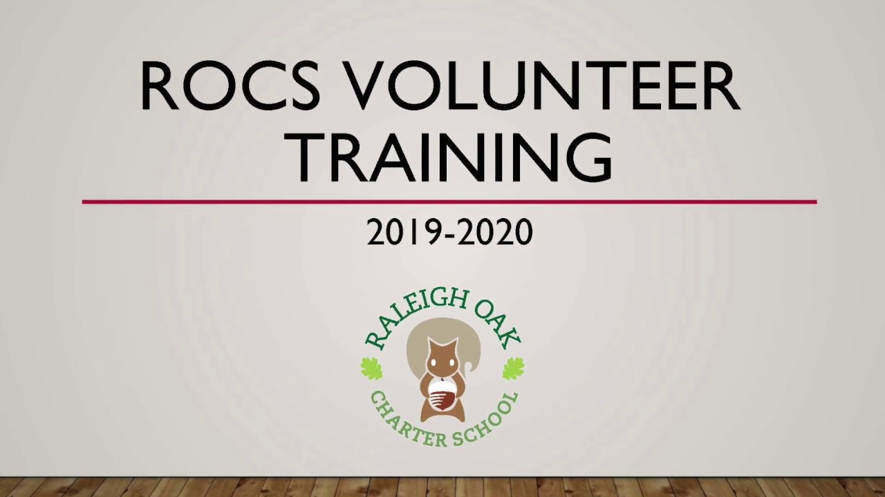 ROCS Online Volunteer Training (2019-2020) - YouTube