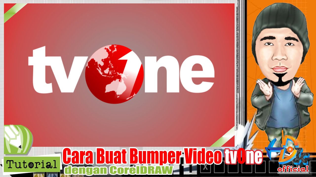 CARA BUAT BUMPER VIDEO ANIMASI LOGO TV ONE DI CORELDRAW | Tutorial ...