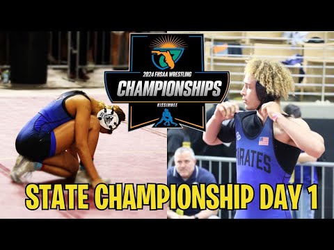 Florida State Wrestling Championship Day 1 *Jordan & Mariah Mills*