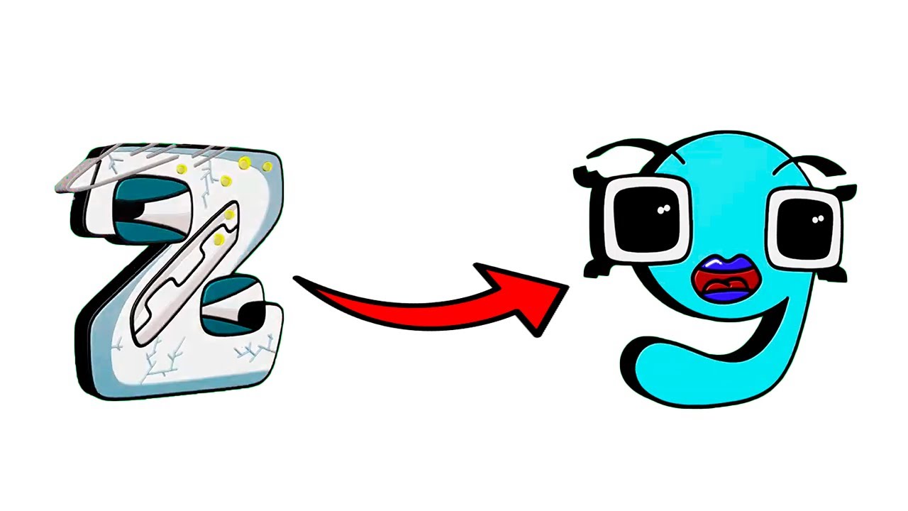 Alphabet Lore Dizzy Z vs Numbers Lore - YouTube