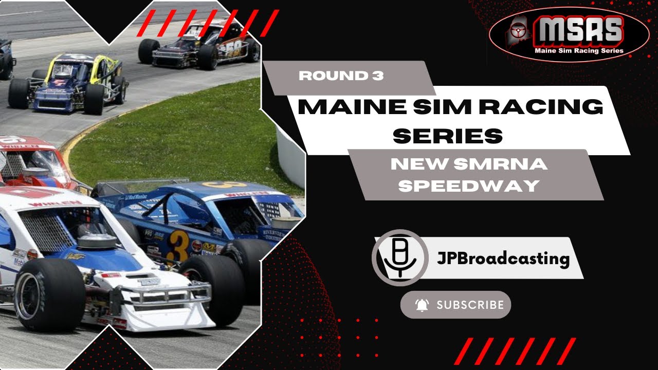 Maine Sim Racing Series l 🏁Modified Triple Crown #3🏁 125 Laps of New Smynra Speedway - YouTube